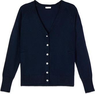 Oltre Femme, Pulls, Bleu, Taille: 42 FR Cardigan en m&eacute;lange de viscose