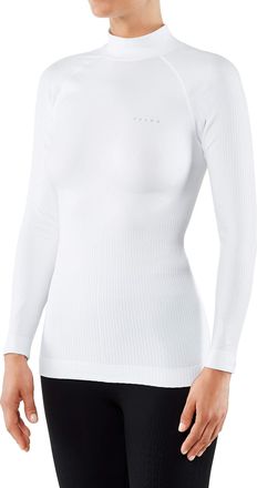 Falke Damen Funktionsshirt SK Impulse, Funktionsgarn, 1 St&uuml;ck, Wei&szlig; (White 2860), XL