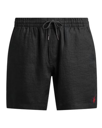 Ralph Lauren Softe Leinenbermudas mit kleiner Pony-Stickerei, Classic Fit in