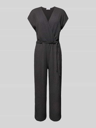 Jake*s Jumpsuit mit Strukturmuster