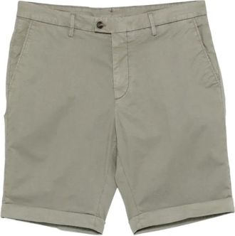 Corneliani Homme, Shorts, Vert, Taille: 2XL Bermuda en gabardine teinte en pi&egrave;ce