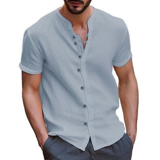 Generic Prime Deals Chemisette Blanche Homme 4XL Chemise Hawaïenne Rose Chemise en Maille Homme Deguisement Annee 60 Homme Vetement Homme Grande Taille Chemis