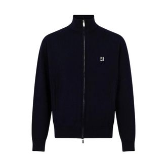 Dsquared2 Metal D2 Upside Down Strickjacke - - Knitwear - Herren - Blau - M