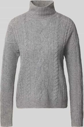 Christian Berg Kaschmirpullover mit Zopfmuster