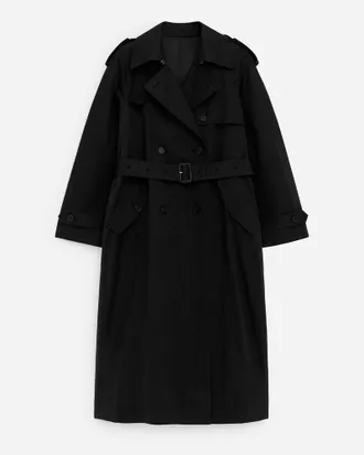 Arket Oversize-Trenchcoat -Schwarz