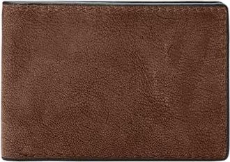 Fossil Portemonnaie pour homme Steven, cuir Front Pocket Wallet Medium brun 11.43cm L x 1.27cm W x 7.62cm H ML4396210