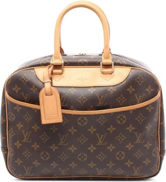 Louis Vuitton sac cabas Deauville Bowling Monogram (1997) - Marron