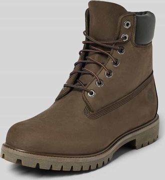 Timberland Boots aus echtem Leder mit Label-Pr&auml;gung