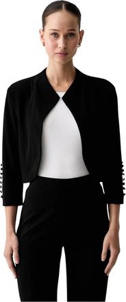 Joseph Ribkoff Femme, Vestes, Noir, Taille: 52 FR Bol&eacute;ro Classique
