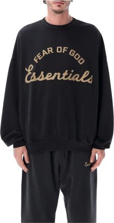 Fear of God Homme, Sweatshirts et sweats &agrave; capuche, Noir, Taille: M Training 90s Crewneck SweaT-shirt