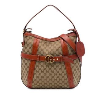 Gucci Sac bandouli&egrave;re en toile Pre-owned - Femme - Pre-owned - Beige - Taille: ONE Size