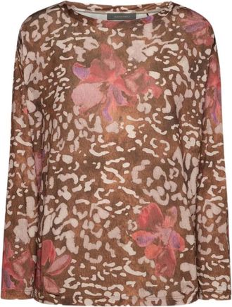 Elena Miro Femme, Tops, Multicolore, Taille: 44 FR T-shirt imprim&eacute;