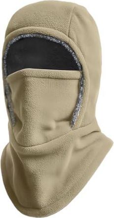 Generic Bonnet chaud 2 en 1 coupe-vent en polaire, couvre-visage thermique pour temps froid | Fonction de protection pour les sports de plein air, activit&eacute;s d