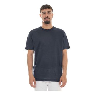 GANT Homme, Tops, Bleu, Taille: 4XL T-shirt &agrave; manches courtes et col rond