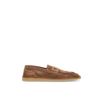 Dolce & Gabbana Wildlederschuhe Typ Loafers - - Shoes - Herren - Braun - 40 EU