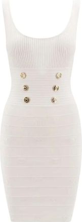 Pinko Pinko - Robe c&ocirc;tel&eacute;e - Femme - Robes - Blanc - Taille: 36 FR