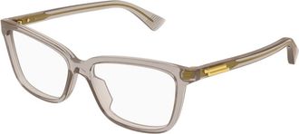 Bottega Veneta Lunettes oeil de chat - Femme - Accessoires - Gris - Taille: 54 MM