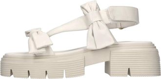 Stuart Weitzman Femme, Chaussures, Beige, Taille: 36 EU Sandales Plates