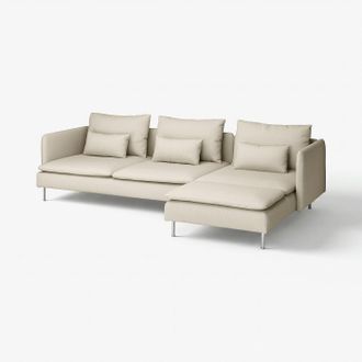IKEA S&Ouml;DERHAMN 4er-Sofa mit R&eacute;camiere