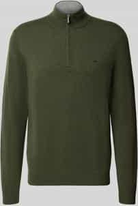 Fynch-Hatton Regular Fit Troyer aus Woll-Kaschmir-Mix