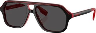 Burberry Lunettes de soleil irr&eacute;guli&egrave;res - Homme - Accessoires - Noir - Taille: 50 MM