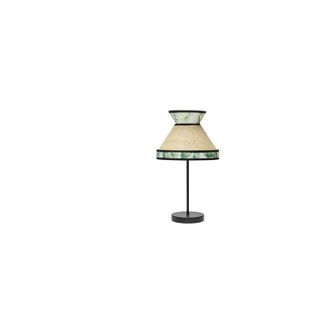 Fabrilamp Tischleuchte de Peq. Konstantinopel Beige/gr&uuml;n 20d