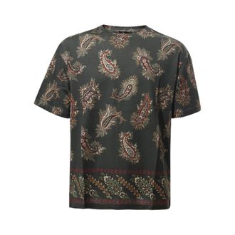 Etro T-Shirt mit Paisley-Print - - Tops - Herren - Mehrfarbig - M