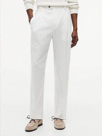 Tommy Hilfiger Pantalon coupe standard en gabardine &agrave; pinces
