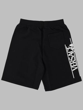 Versace Cotton Bermuda Shorts - Black