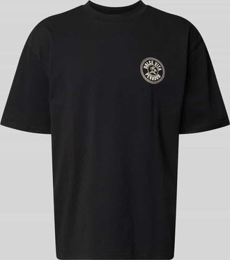Pegador Oversized T-Shirt mit Label-Print