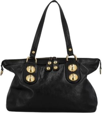 Gucci Sac &agrave; main vintage doccasion - Femme - Pre-owned - Noir - Taille: ONE Size