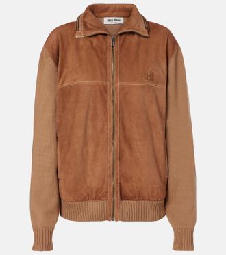 Miu Miu Veste en cuir