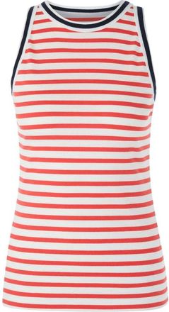 Marc Cain Femme, Tops, Multicolore, Taille: 36 FR D&eacute;bardeur Ray&eacute; Sans Manches