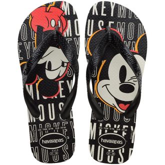 Havaianas Top Disney, Flip Flop Unisex Adults, White Black Black, 43/44 EU