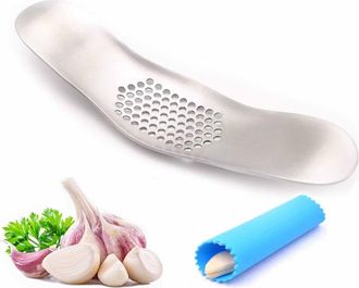 Generic Knoblauchpresse, sp&uuml;lmaschinenfest, Edelstahl