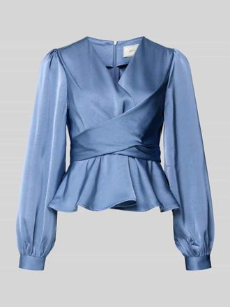 Neo Noir Regular Fit Bluse mit V-Ausschnitt Modell Rista