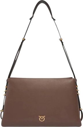 Pinko Pinko, Femme, Sacs, Brun, Taille: ONE Size One, Two, Three Bag