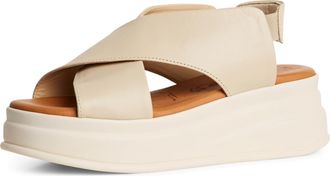 Tamaris Sandalette Damen Keilabsatz beige,EU 37
