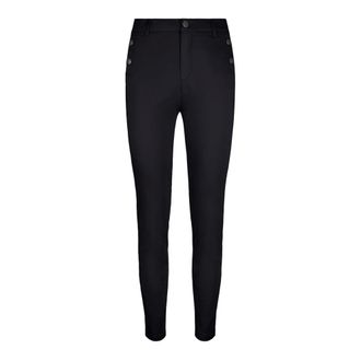 2-Biz Schwarze Hochtaillierte Stretch-Ankle-Hose - - Trousers - Damen - Schwarzk - L