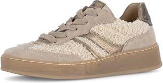 Gabor Baskets basses pour femme, Panna Silk Fango 61, 44 EU