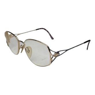 Dior Pre-owned Vintage Metall Sonnenbrille - - Pre-owned - Damen - Gelb - ONE SIZE