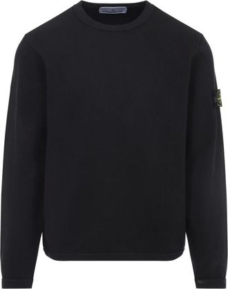 Stone Island Homme, Sweatshirts et sweats &agrave; capuche, Noir, Taille: S Cotton SweaT-shirt