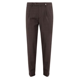 Myths Blaue Woll-Cordura-Hose mit Taillenschlaufen - - Trousers - Herren - Braun - S