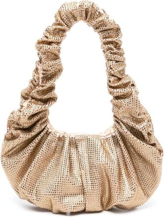 Giuseppe Di Morabito Femme, Sacs, Jaune, Taille: ONE Size Embellished Ruched Handbag