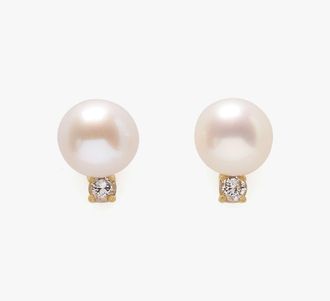 Kate Spade New York Kate Spade Fine Meant To Be Pearl & Diamond Ohrstecker