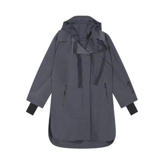 10 Days Parka Larga - - Coats - Damen - Blau - XS