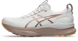 Asics Womens Gel-Kayano 32 Running Shoes, White/Orange Glow, 39.5 EU