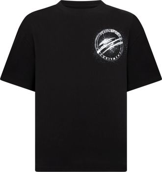 Plein Sport Round Neck T-Shirt Chrome Scratch Edition