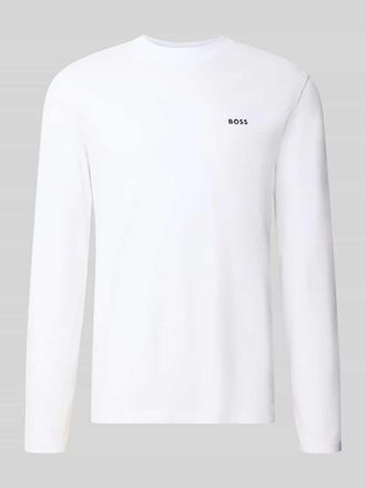 HUGO BOSS Langarmshirt mit Logo-Schriftzug