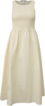 QS by s.Oliver Midikleid Kleid Kleid mit Smockdetail